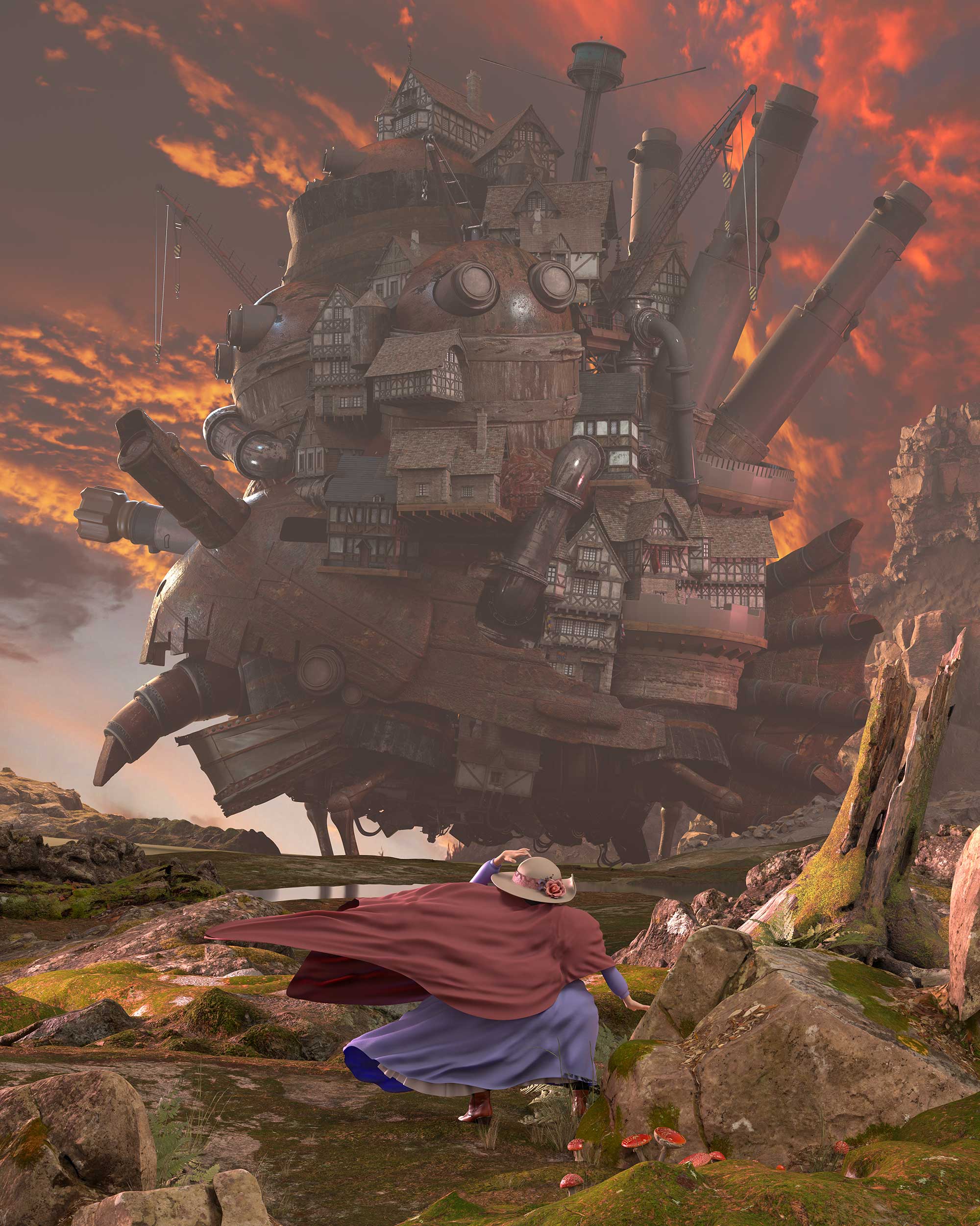 Howl's Moving Castle Remake - Ngon Creative
